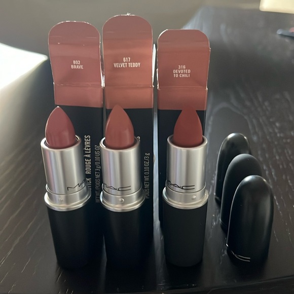 MAC Cosmetics | Makeup | Mac Authentic Lipstick Bundle3brave Velvet ...